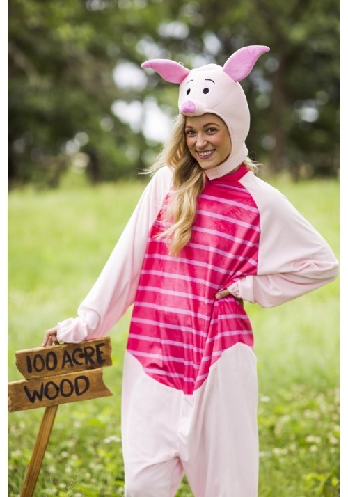 Disfraz para adulto de Piglet de Winnie the Pooh Deluxe