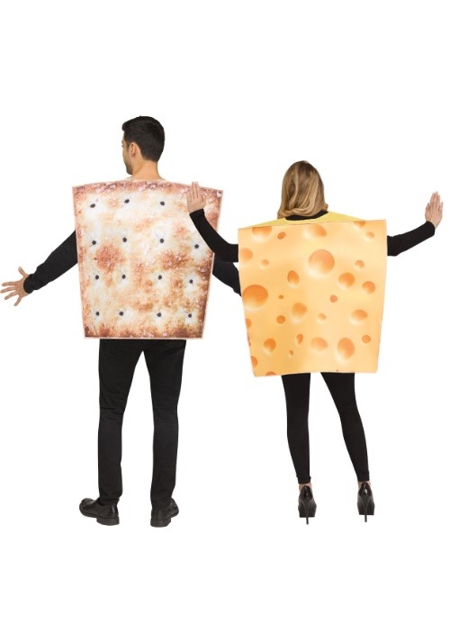 Juego de disfraces de queso y galletas para parejas